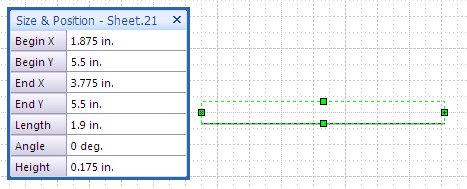 Convert a group to 1D and insert an image
